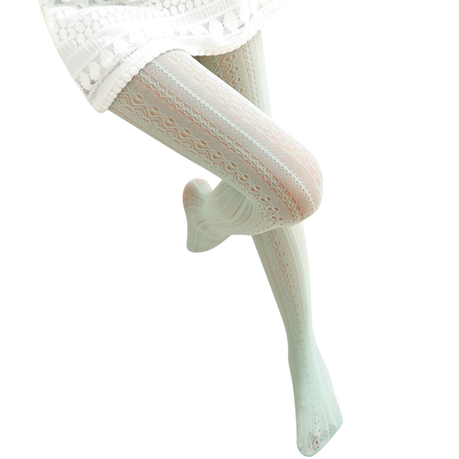 Women Retro Slim Transparent Carved Lace Stockings Pantyhose Hollow ...