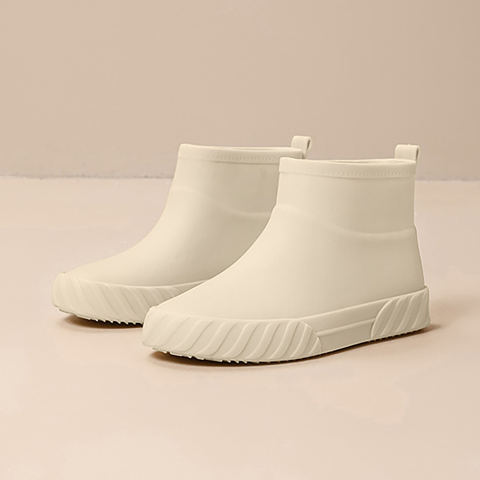 Women Rubber Boots Lightweight Ankle Rain Shoes Waterproof Anti ...
