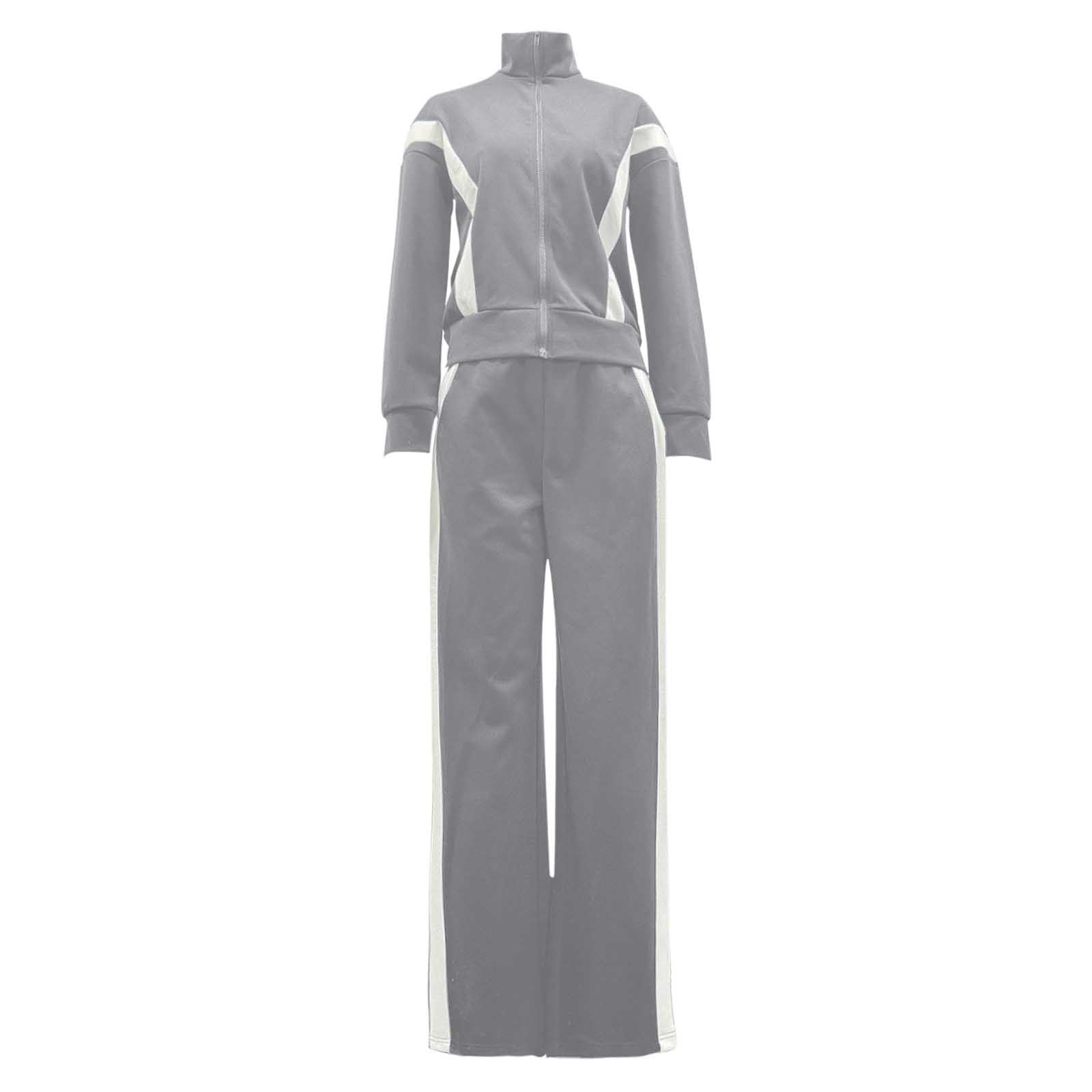 Women'S 2 Piece Lounge Outfits - Long Sleeve Sweatshirt With Jogger ...