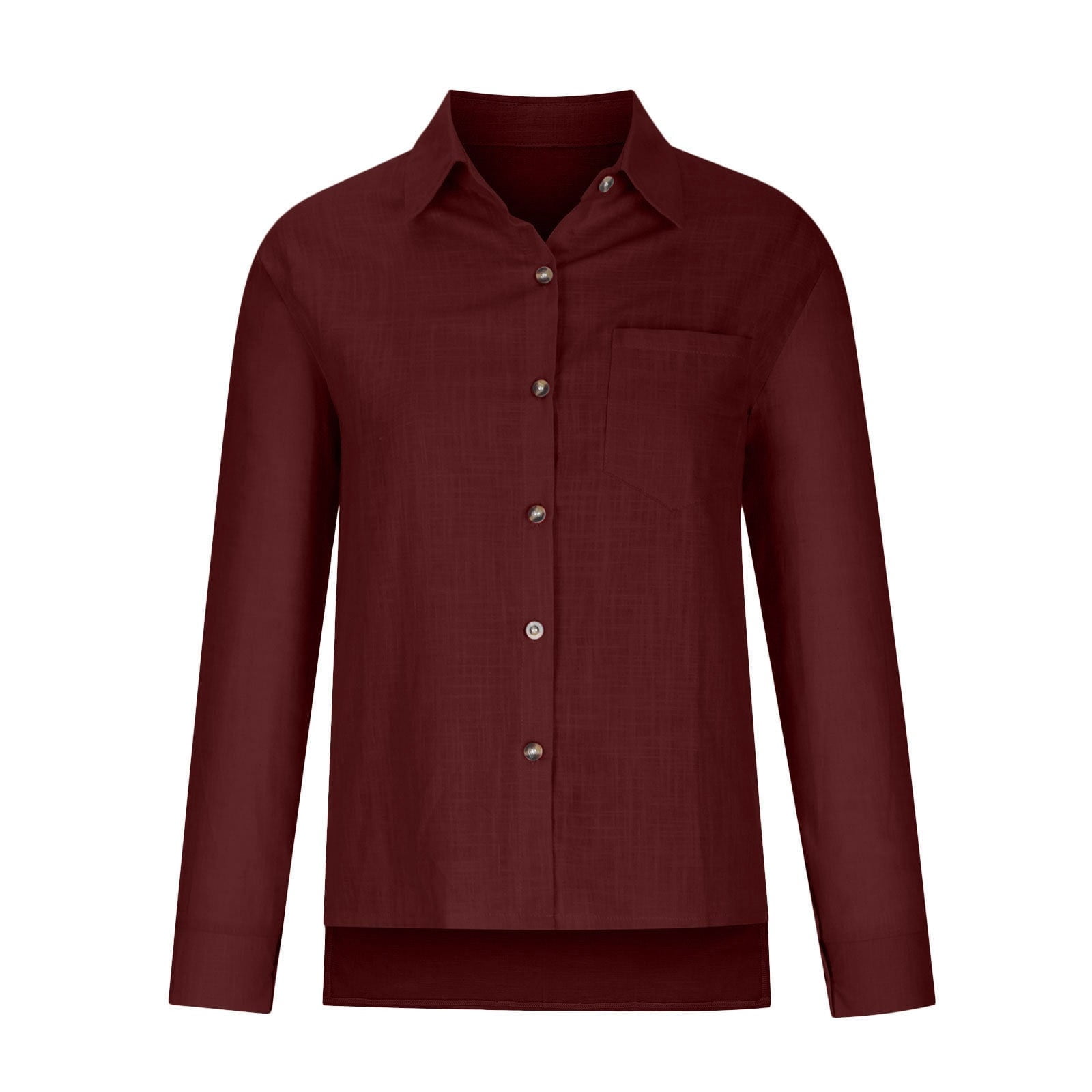Women'S Clothing, Womens Tops, Stylish Casual Lapel Tie Long Sleeve ...