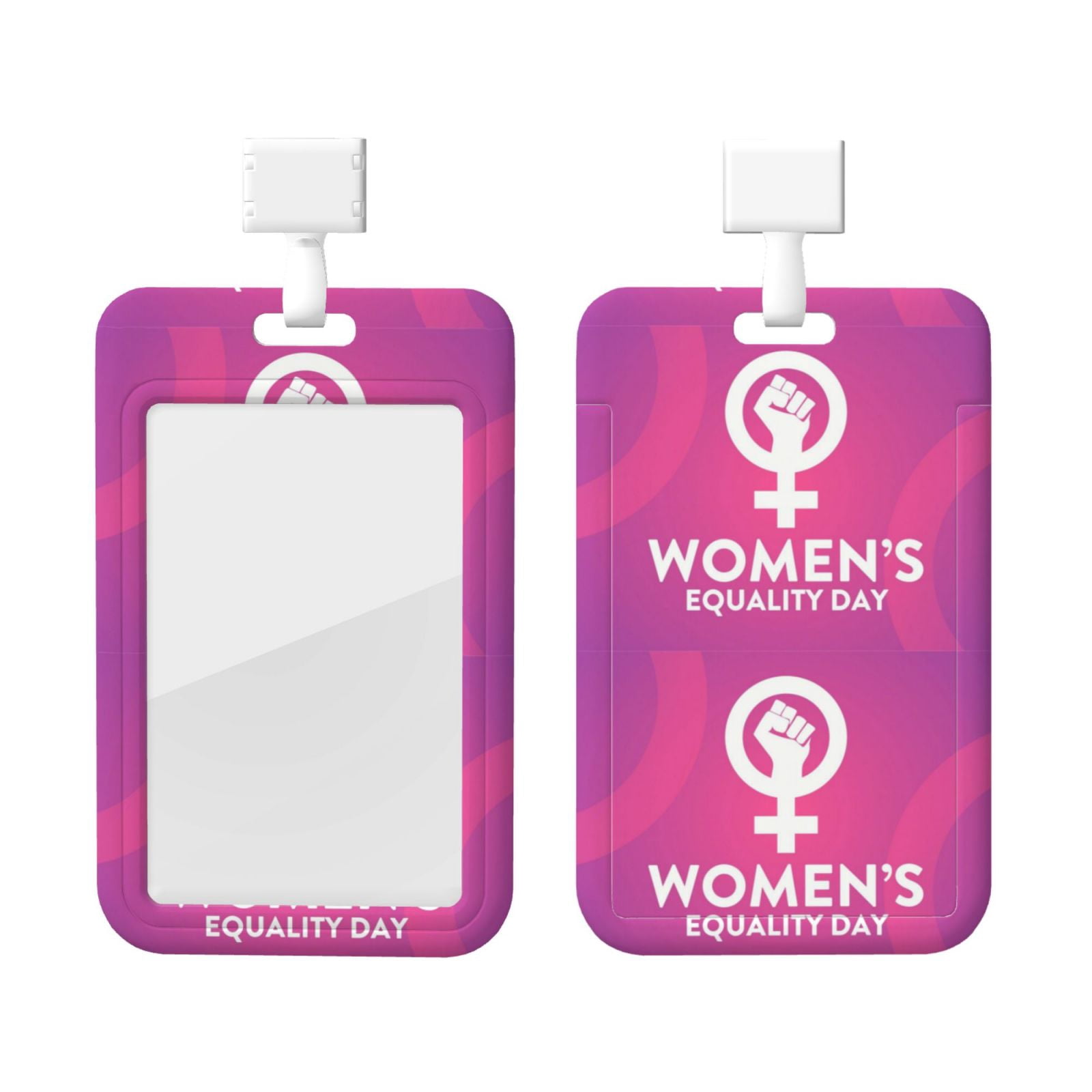Women'S Equality Day 2024 Id Card Badge With Lanyard,Name Tag Holder ...