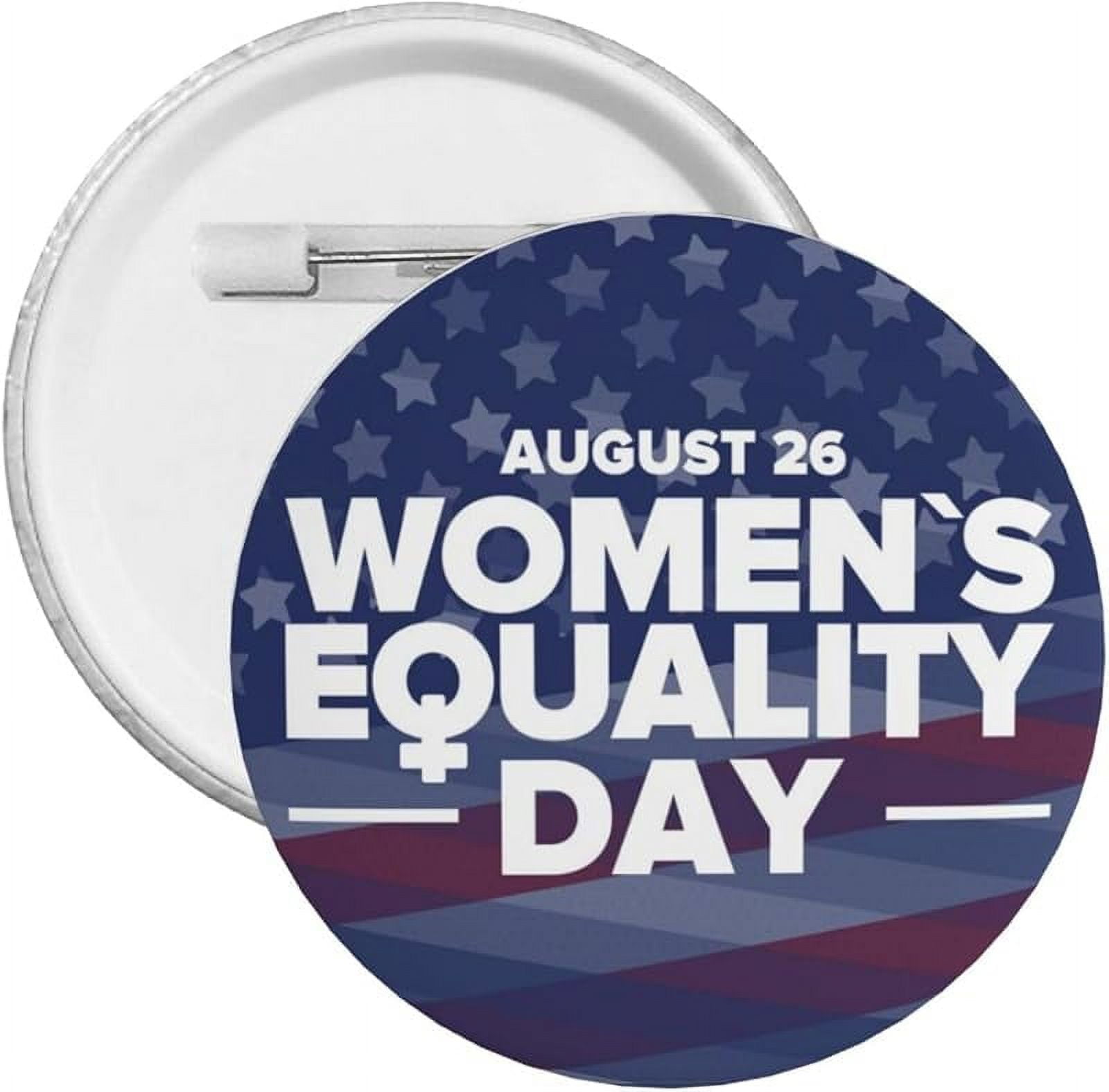 Women'S Equality Day 2024 Pins Buttons Round Badges Brooches Pin ...