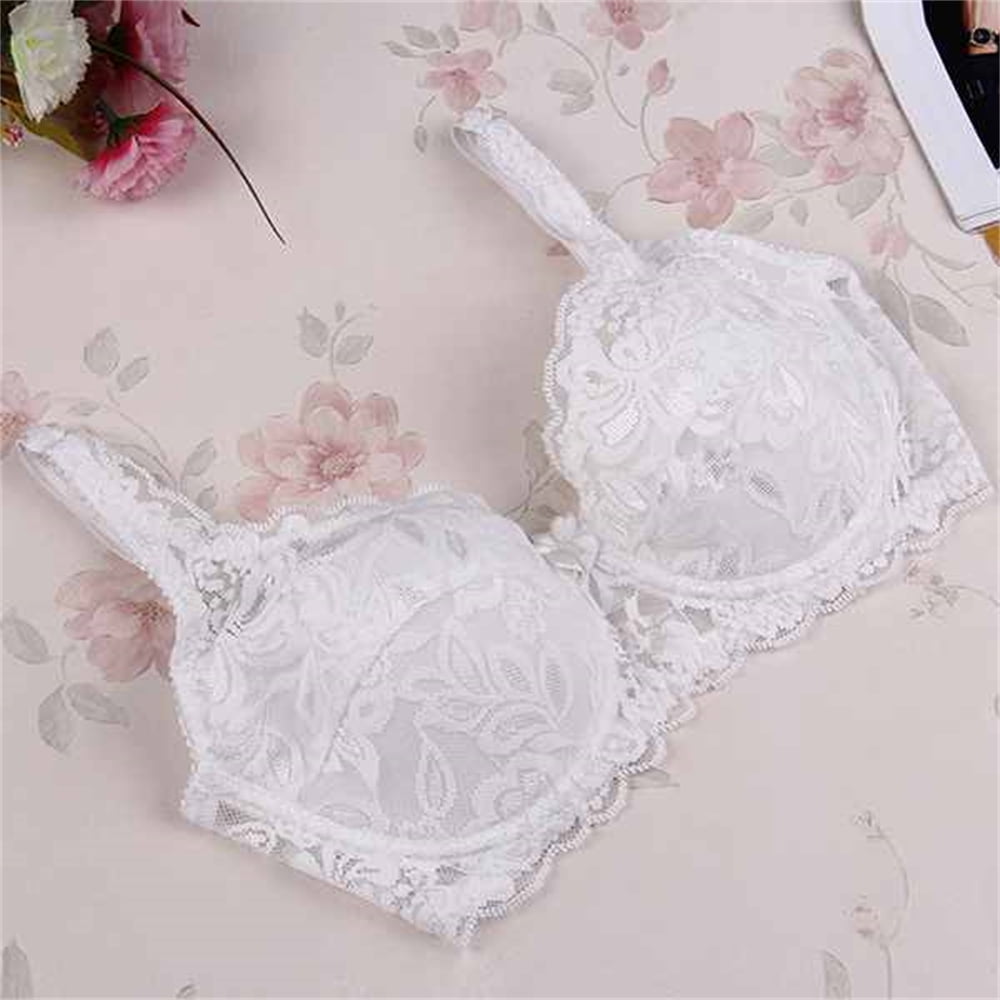 Women'S Push Up Bra Padded Underwire Support Plus Size Bra Lace ...