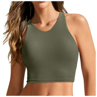 Swimsuits Tops for Women Supportive Swimsuit Bra Support Women Lace Up ...