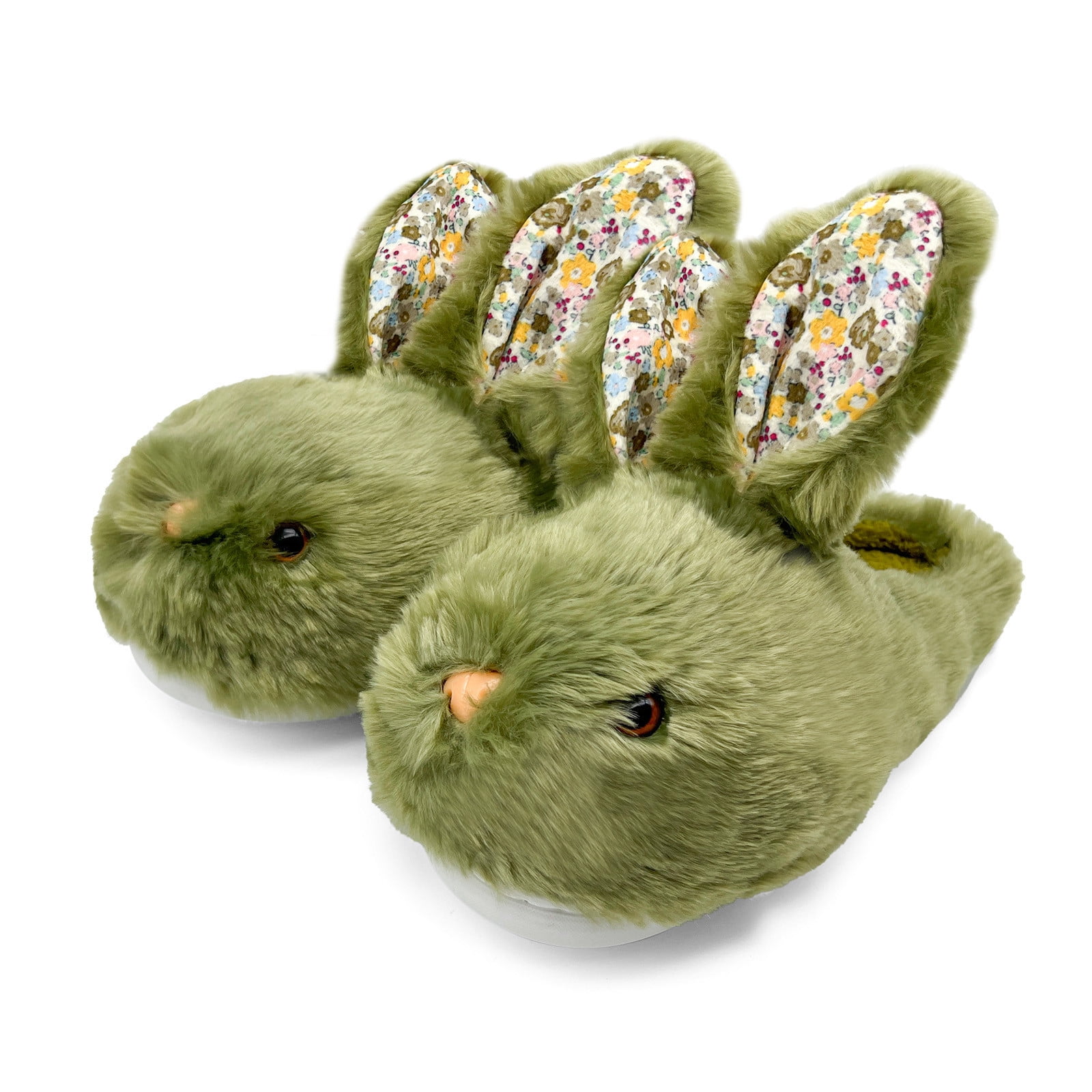 Women'S Slipper Rabbit Bunny Indoor Outdoor House Slipper Fuzzy Fluffy ...