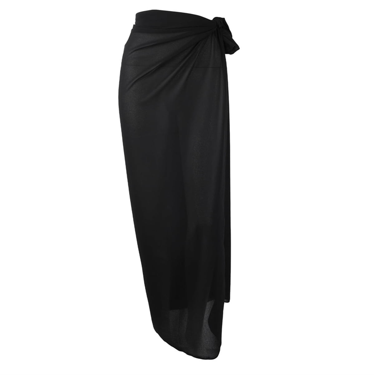 Women Sarong Swimsuit Cover up 1 Pc,Chiffon Long Bikini Wraps,Sheer ...