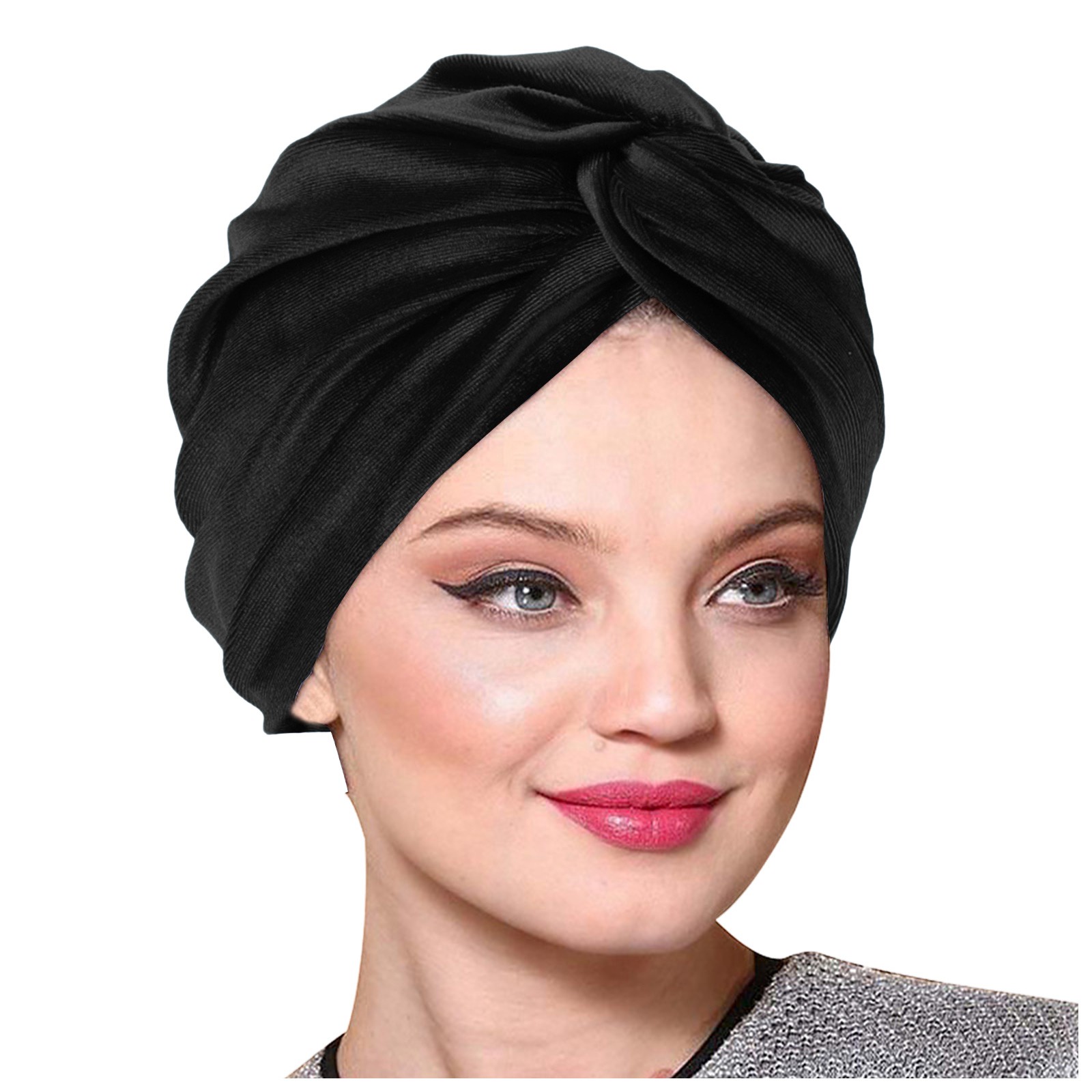 Women Scarf Bonnet Hat Turban Hair Head Cover Cap Wrap Baseball Caps ...