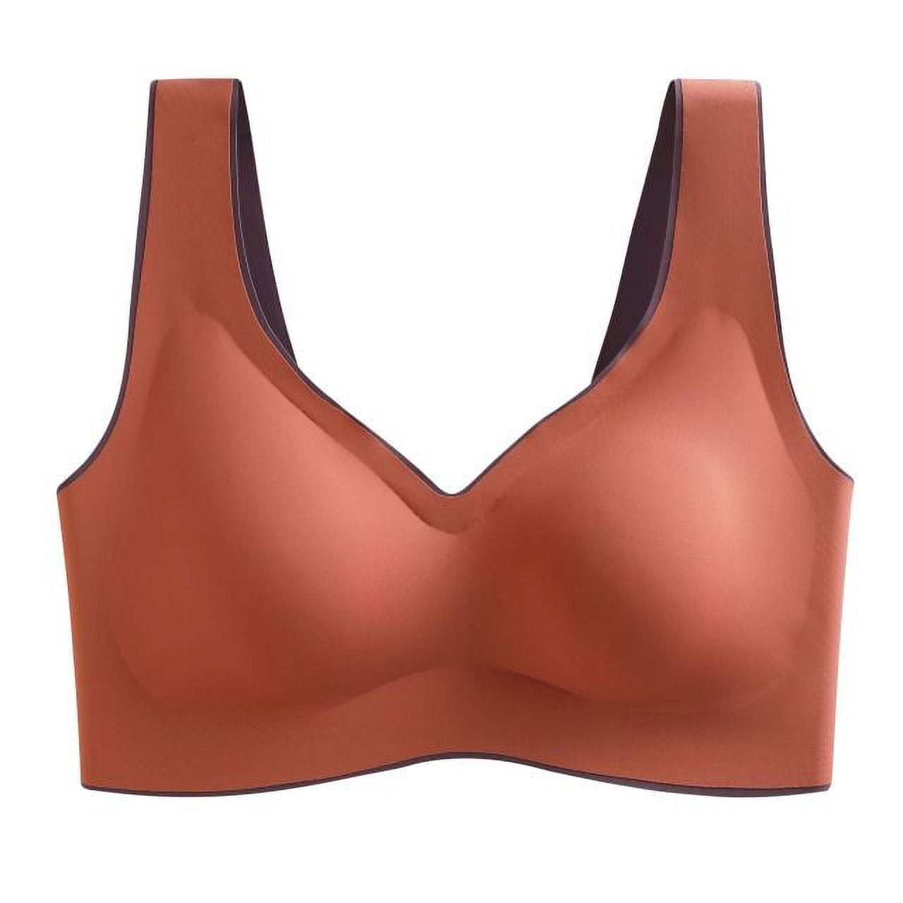 Women Seamless Bra Women Plus Size Bra Push Up Bralette With Gathers ...