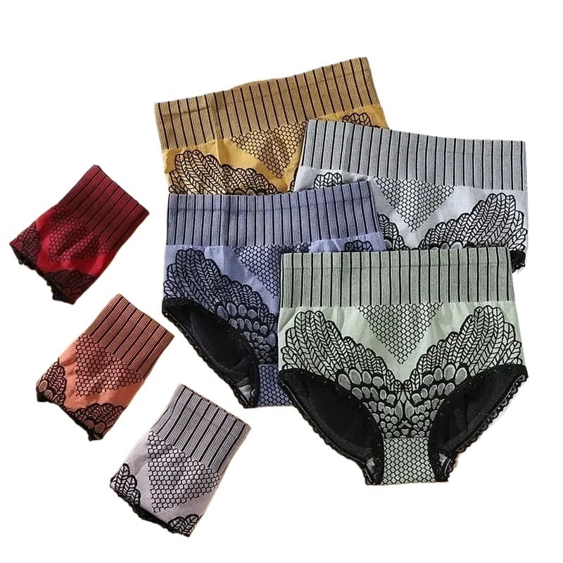 Women Seamless Panties Underwear Female High Waist Brief Hip Lift ...