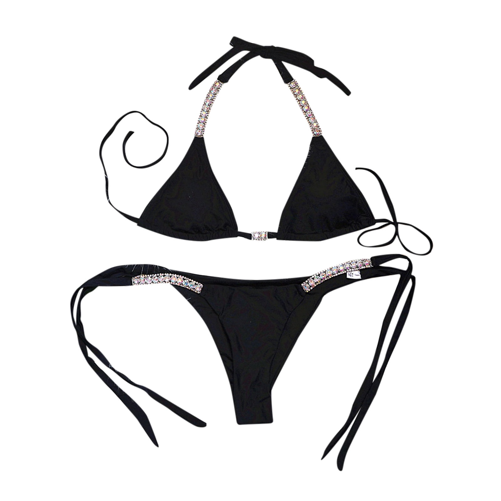 Women Sexy Diamond Bikini Set Swimming Bandeau Bandage Swimsuits