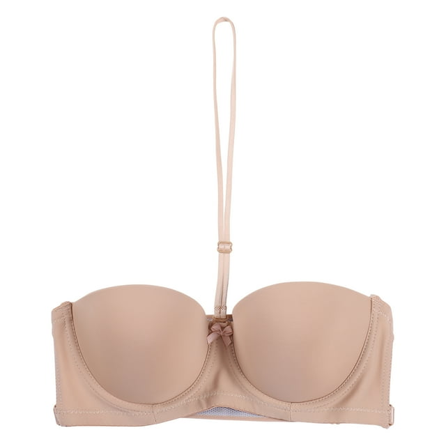 Women Sexy Gather Bra Strapless Bras non-visible Bras,Hang Neck Bra ...