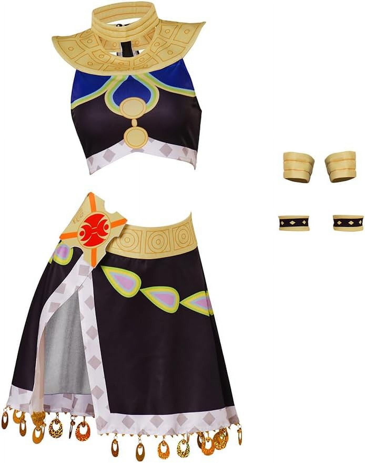 Women Sexy Top and Skirt Outfit Riju Botw Princess Dress Suit - Walmart.com