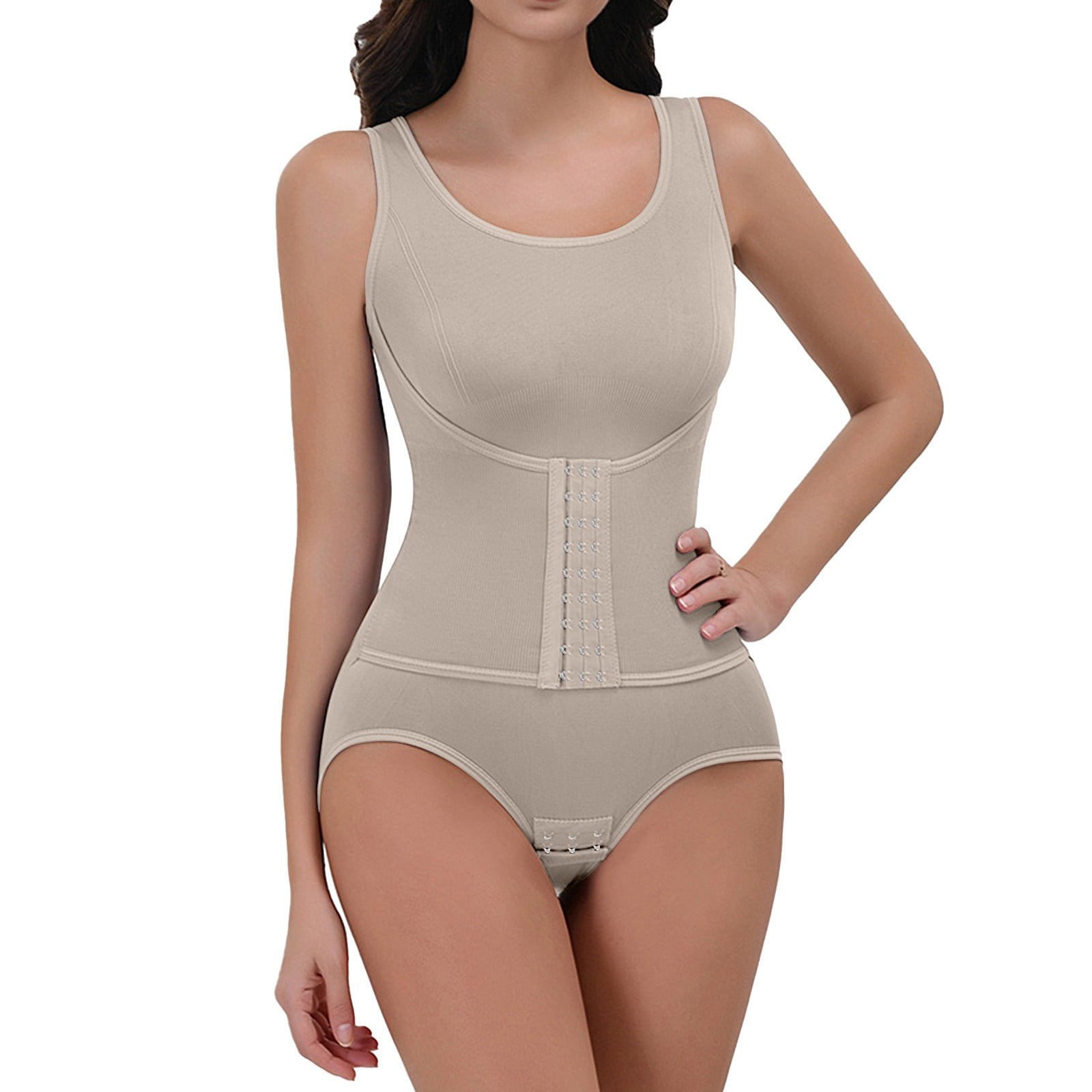 Women Shapewear Lift Triangle Bodysuit Jumpsuit Shapewear Tops for Women Nylon Camisoles for ...