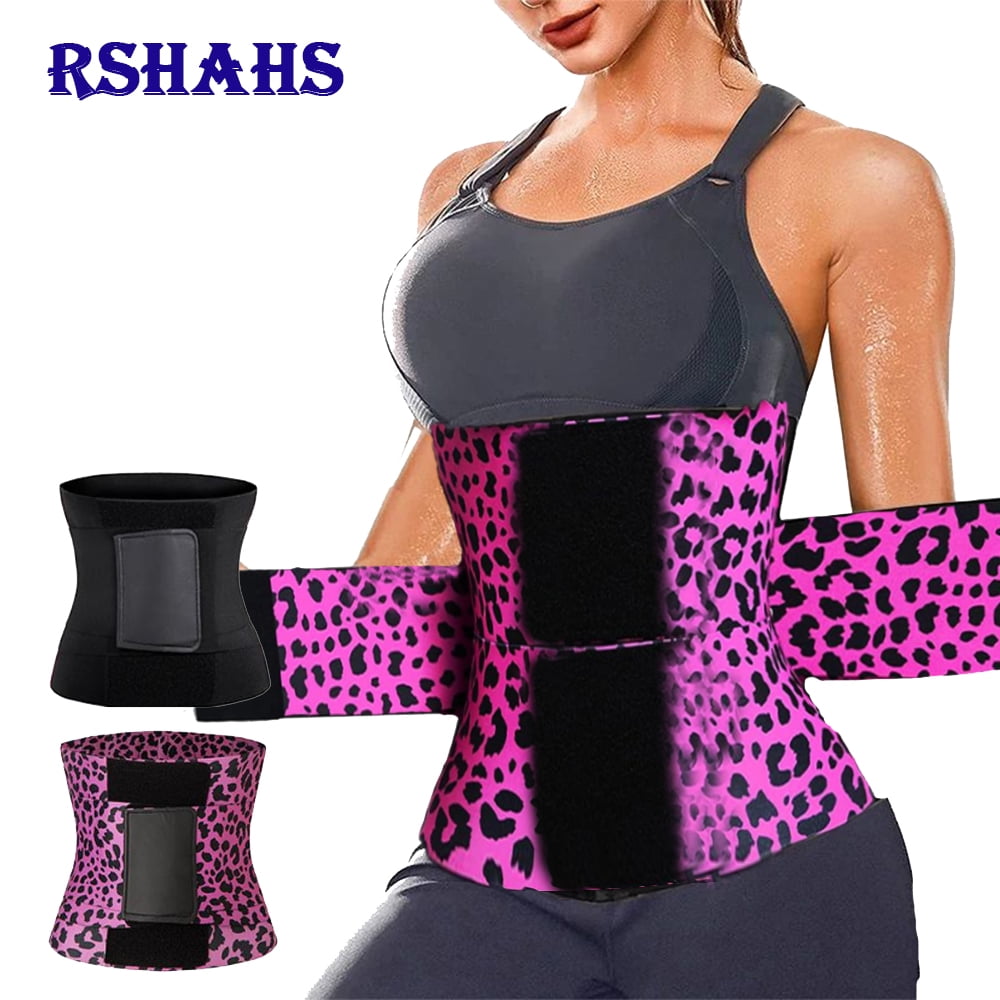 Women Sheath Waist Trainer Body Shaper Flat Belly CincherSweat Workout Girdle Hot Modeling Belt ...