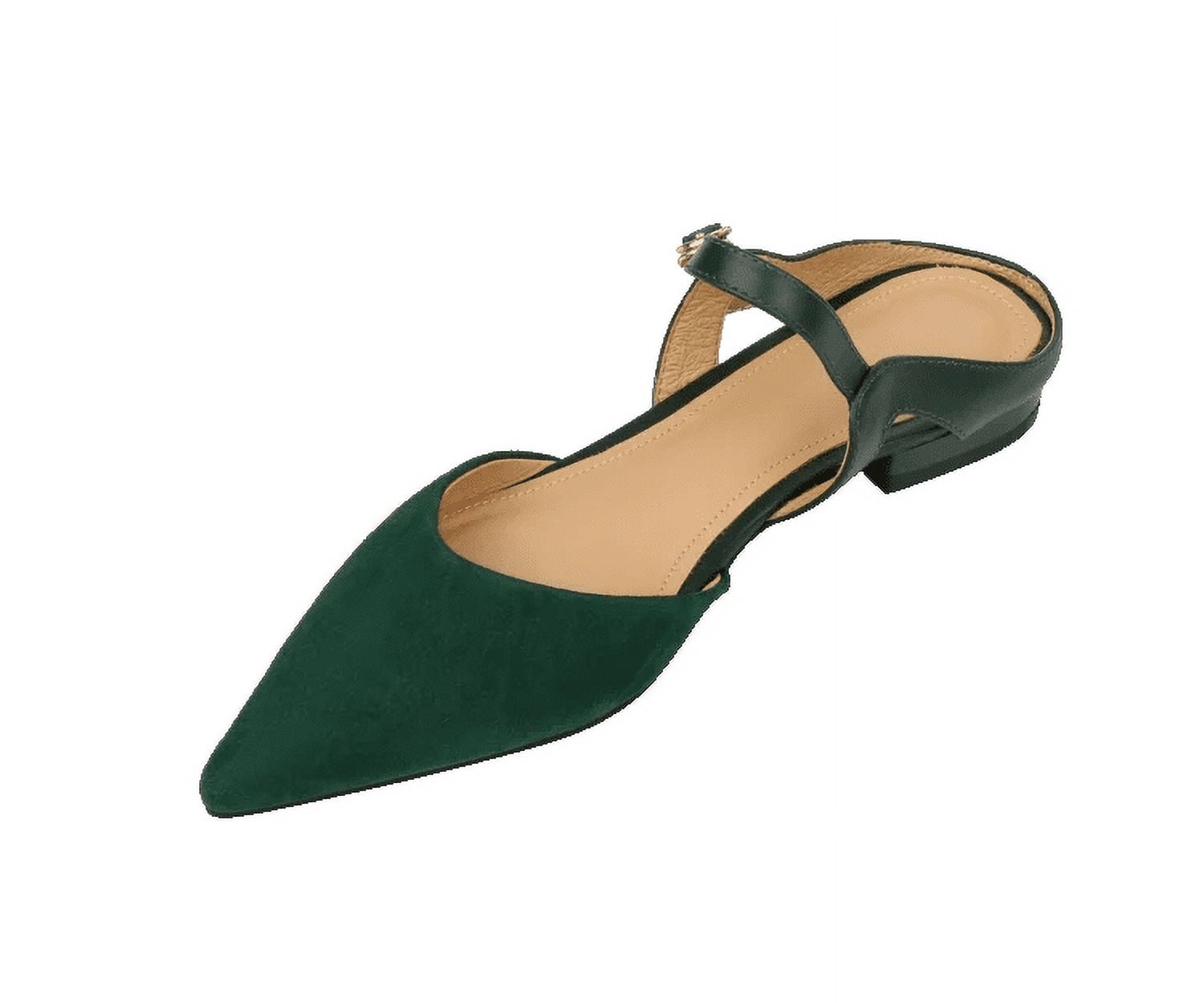 Women Shoes Pointed Toe Slingback Outside Slippes Elegant Modern ...