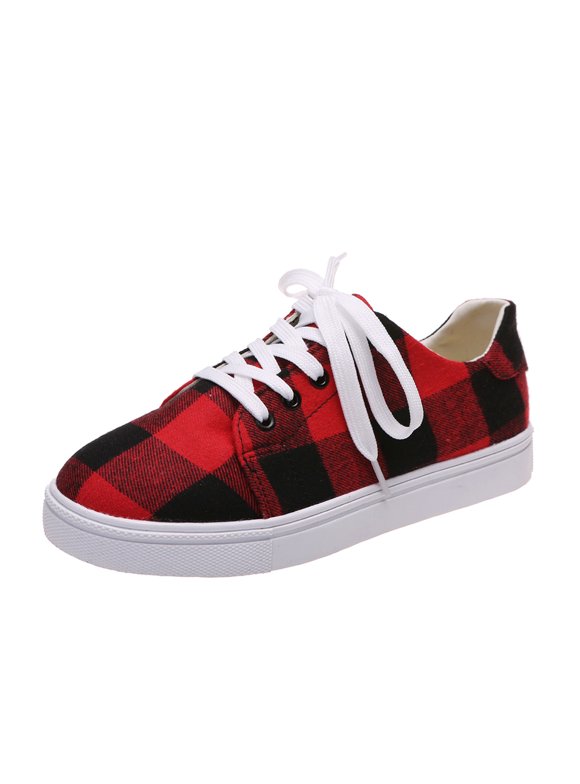 Womens Plaid Shoes