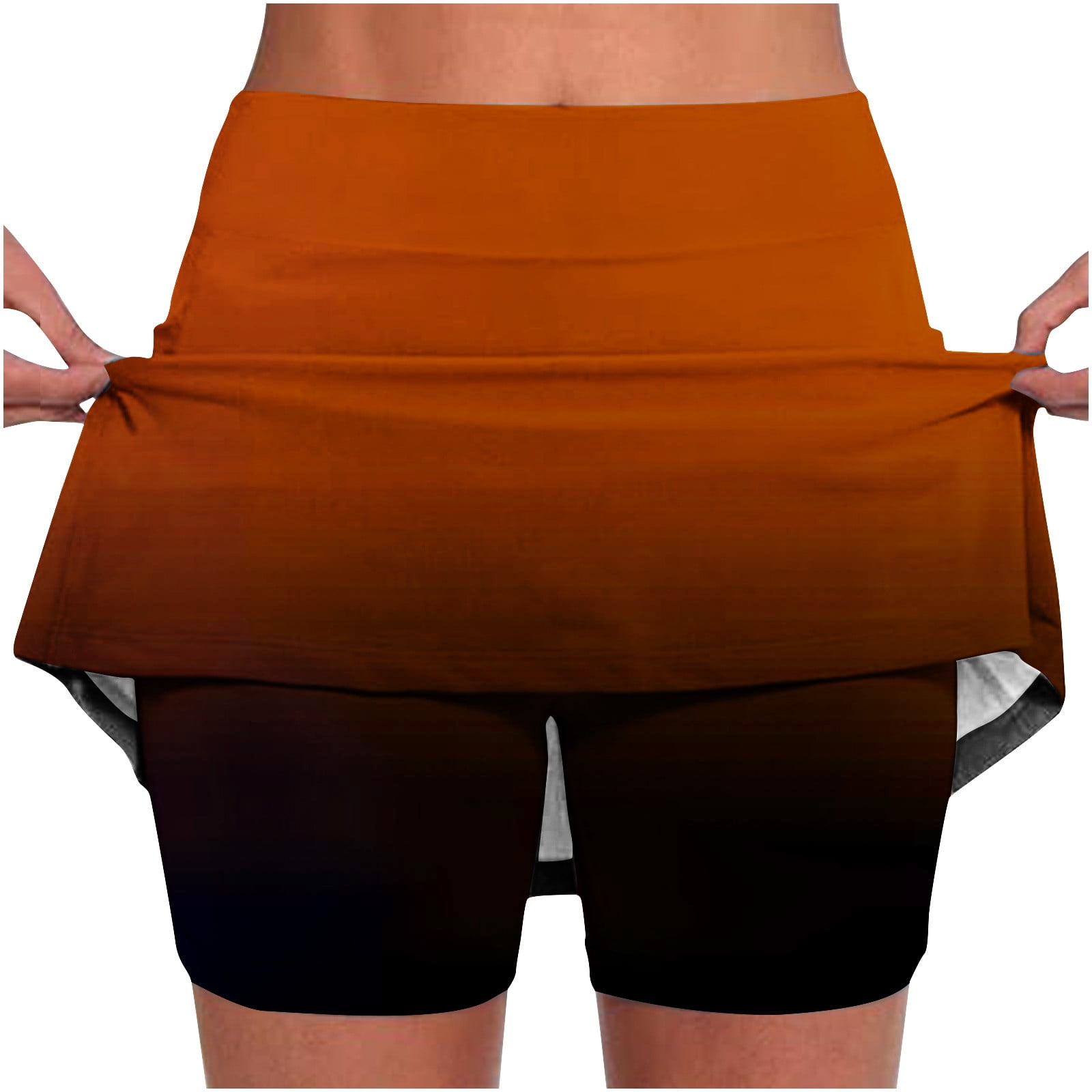 Women Shorts under $5! Xqxayjr Women's Mini Tennis Skirt with Shorts ...