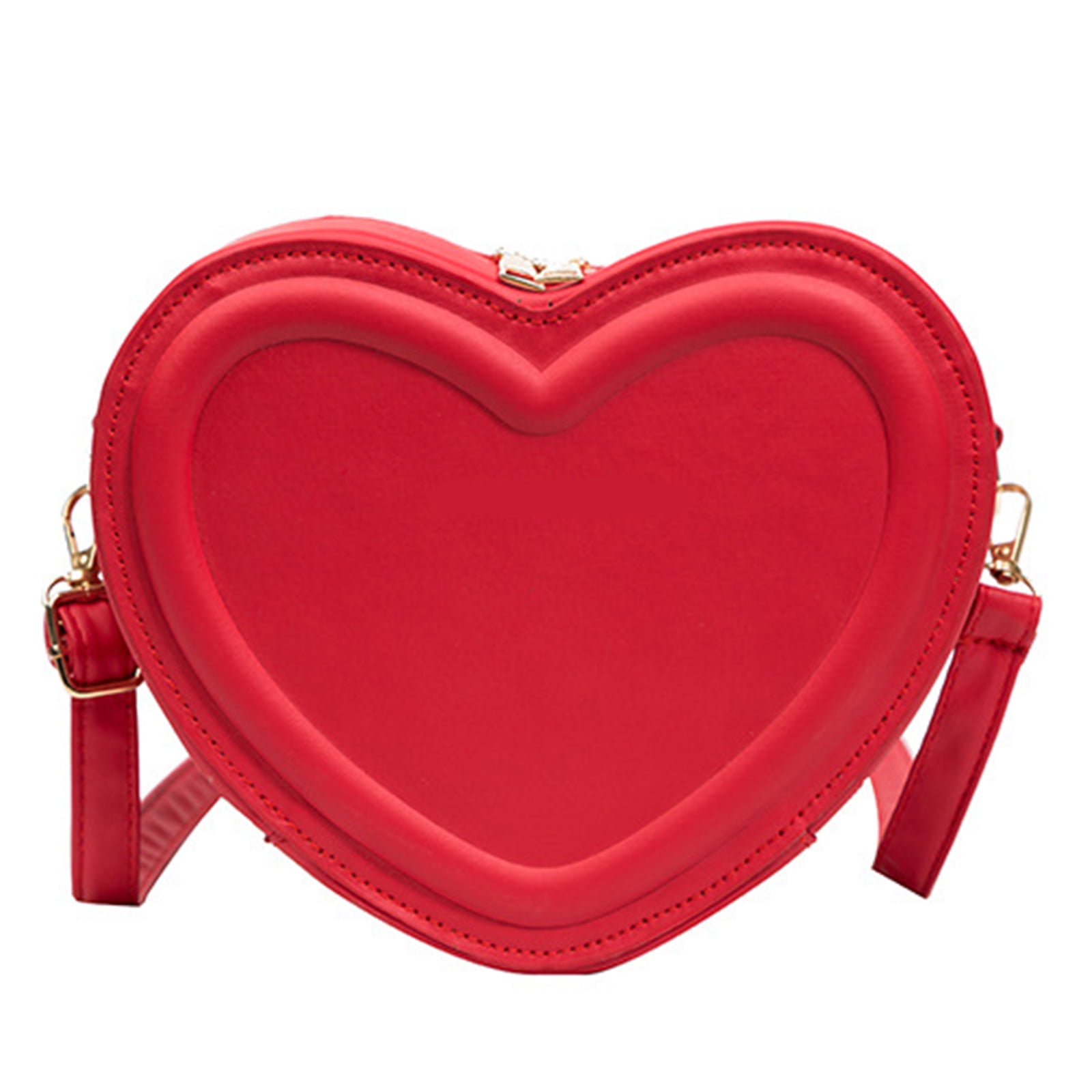 Women Shoulder Bag Messenger Bag Small Heart Shape Crossbody Bag ...