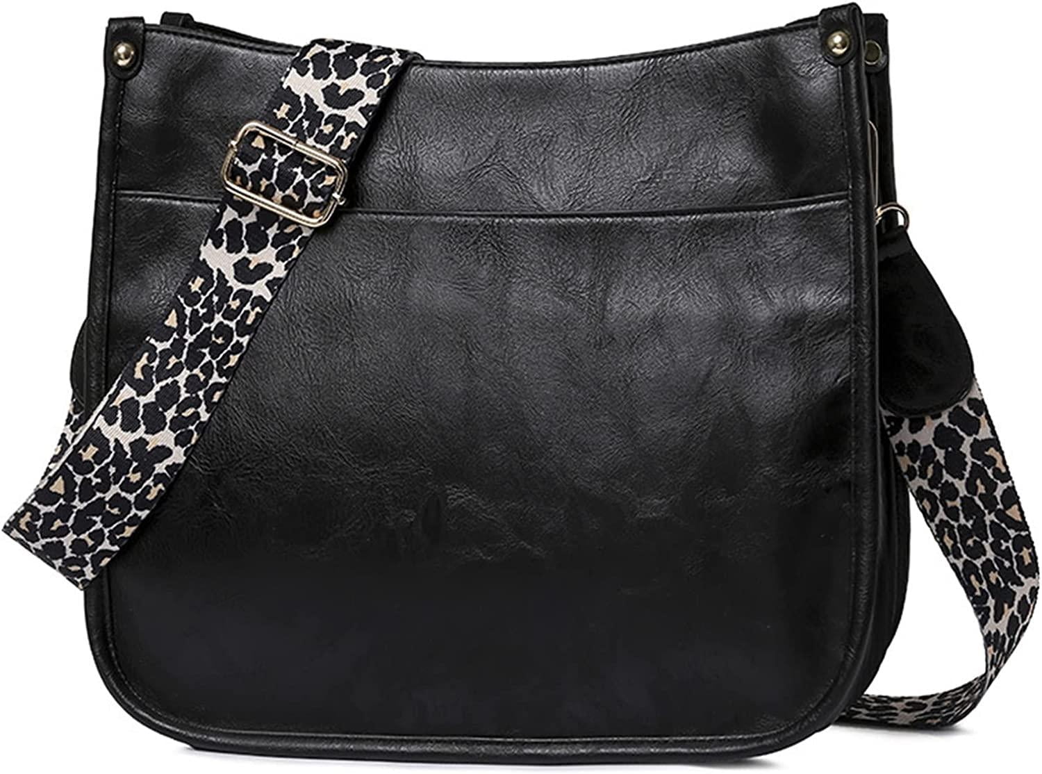 Women Shoulder Bag Vintage Crossbody Purse Handbag With Leopard Guitar