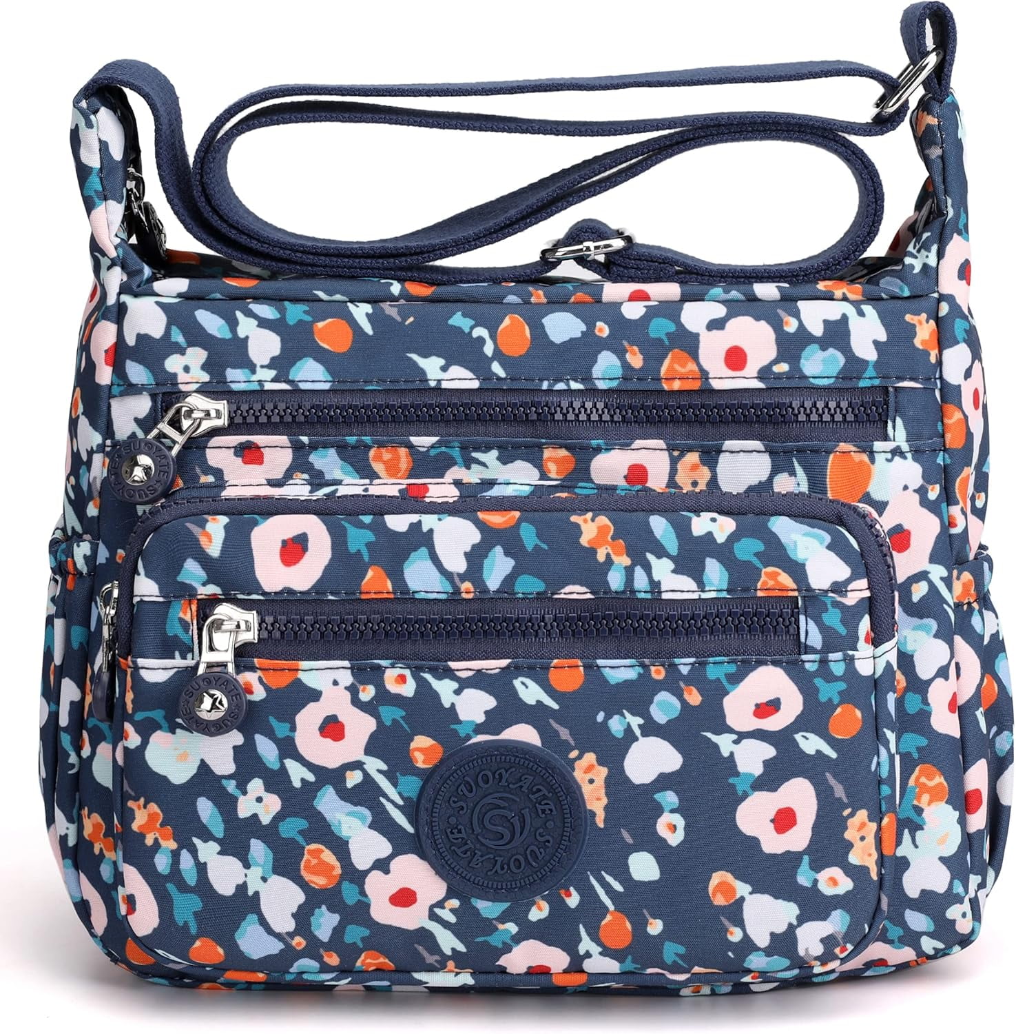 Women Shoulder Handbag Roomy Multiple Pockets Bag Ladies Crossbody ...