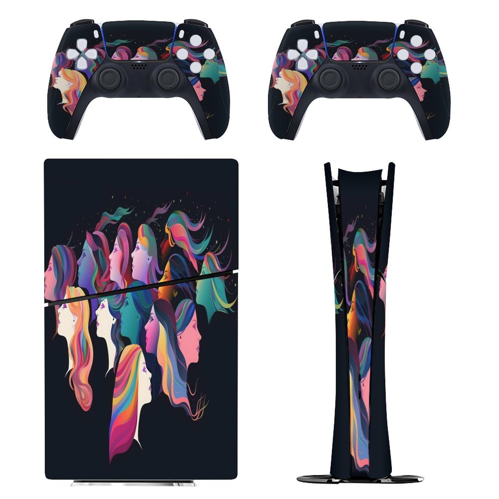 Women, Side Faces, Races, Diversity PS5/PS5 Slim Digital Disc Skin ...