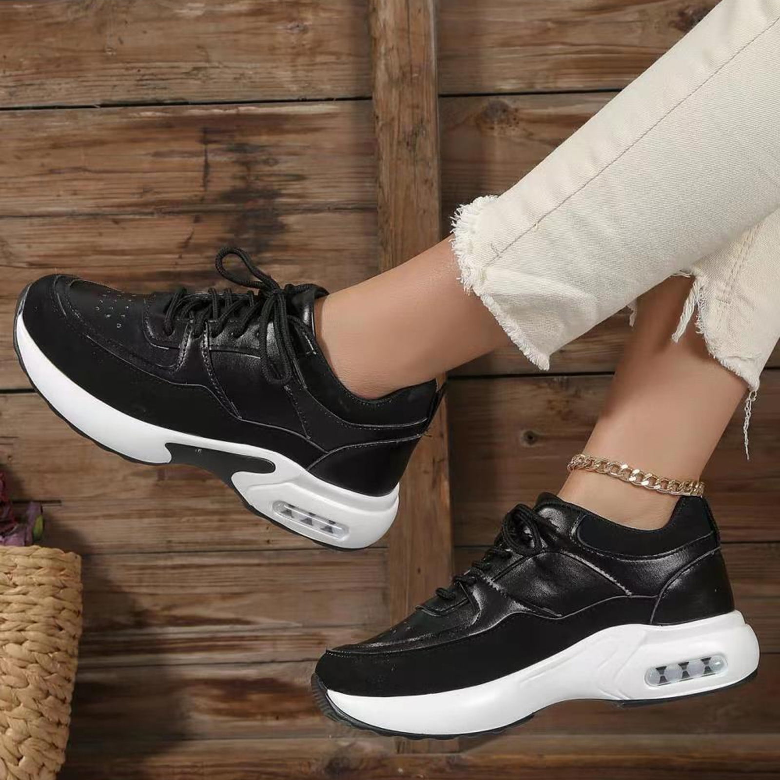 Women Sneakers Platform Clearance Workout Lightweight Sneakers Comfy ...