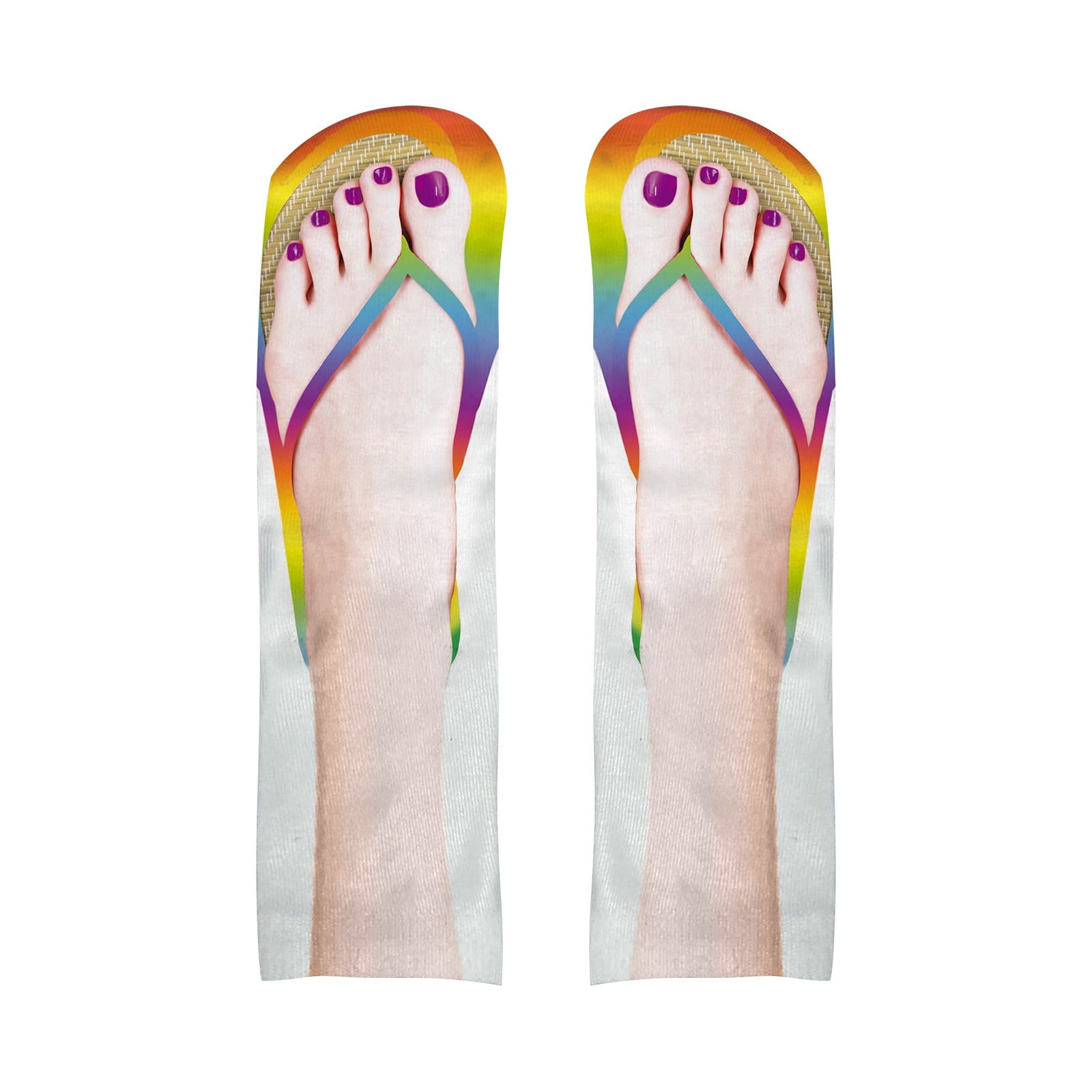 Women Socks Ankle Long and Flowy Cotton Women Knee High Socks Beautiful ...