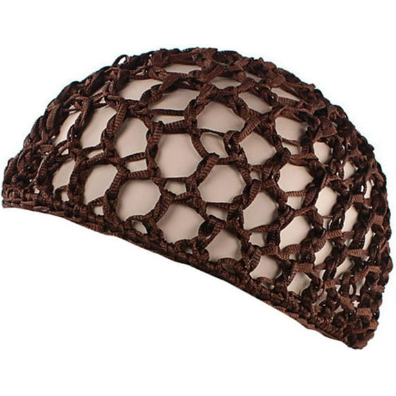 Women Soft Rayon Snood Hat Hair Net Crocheted Hair Net Cap Mix Colors ...