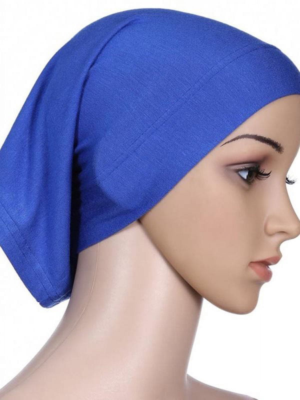 Women Soft Under Scarf Tube Bonnet Cap Bone Islamic Head Cover Hijab 20 ...