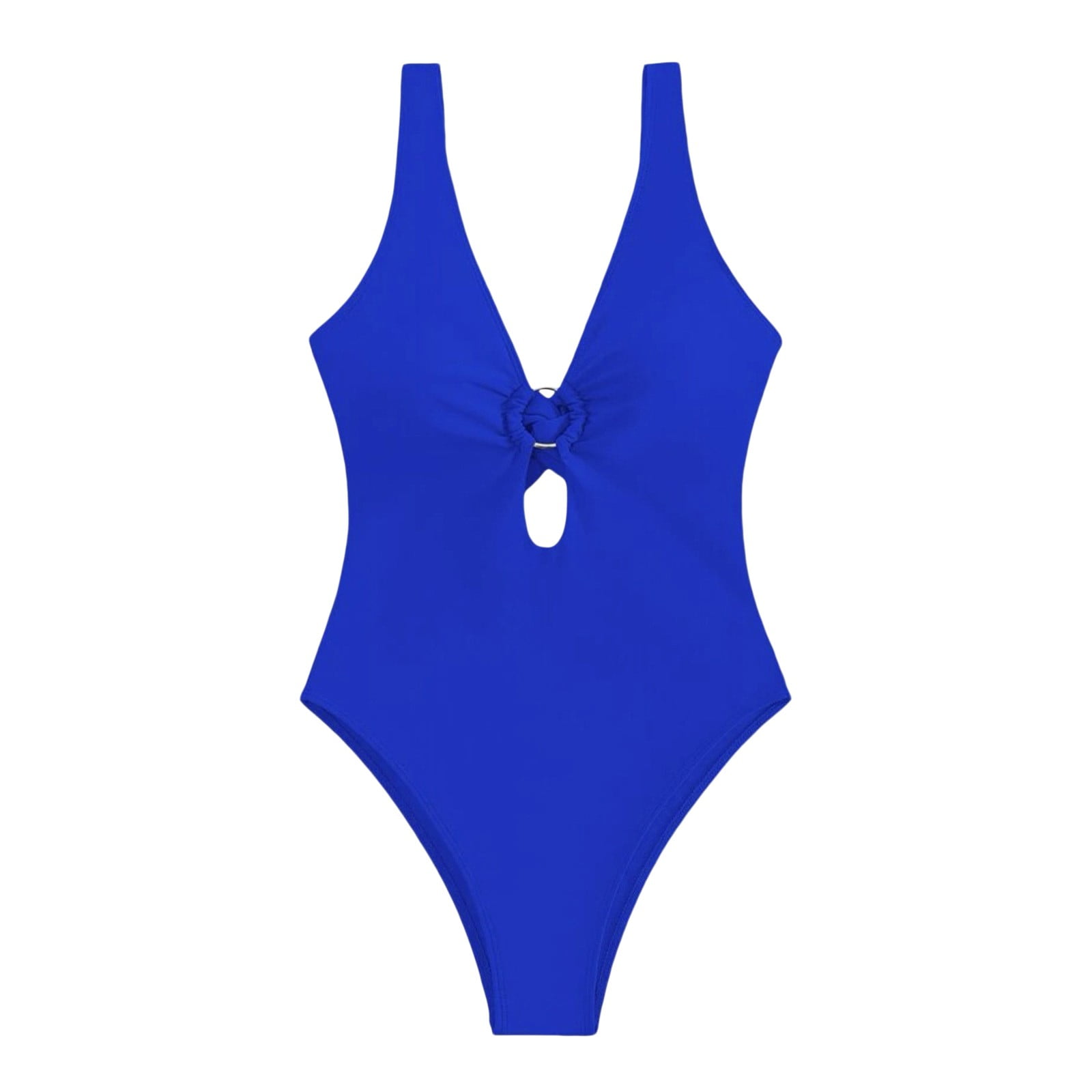 Women Solid Color One Piece Monokini Body Suits Fashion Sexy Bikini