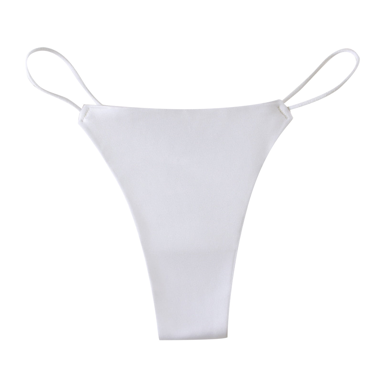 Women Sports Fitness Underwear Sexy Thin Sling Ice Silk Seamless Mid ...