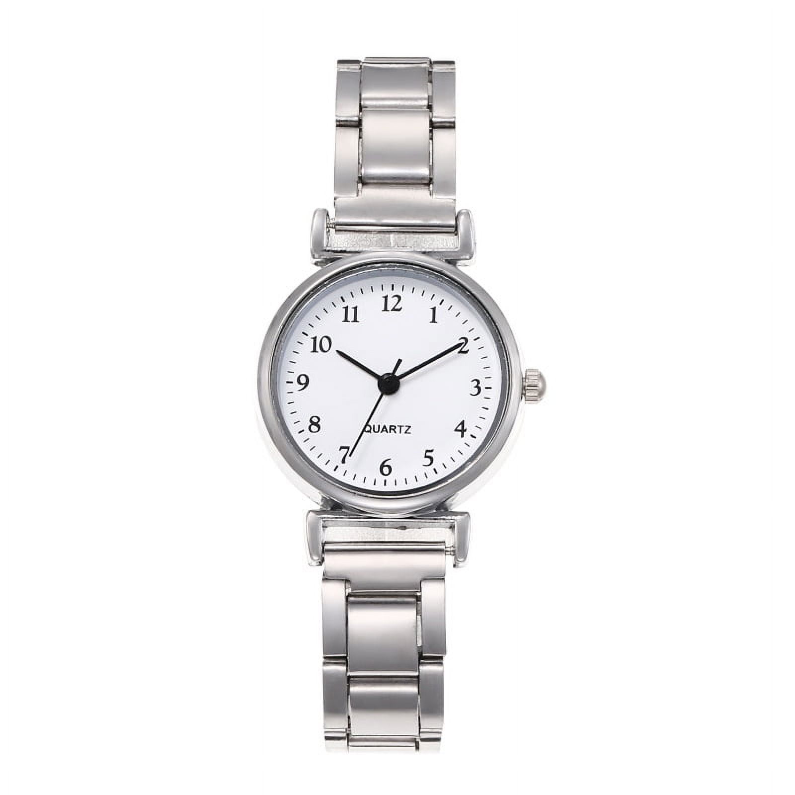 Women Strap Quartz Watches Wrist Strap Round Watch Easy Read Number ...