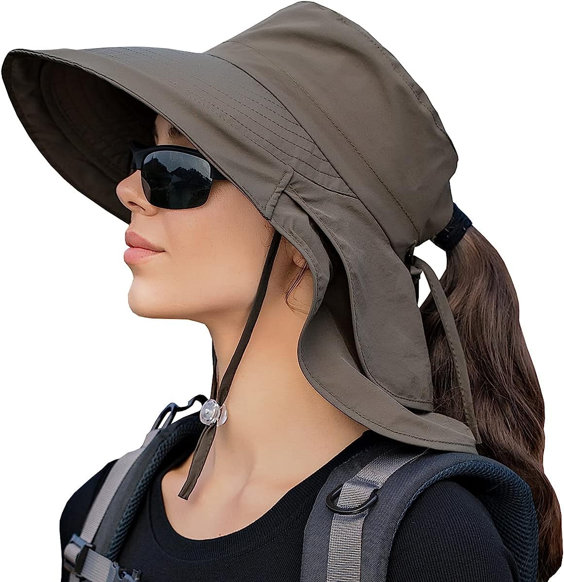 Mercita Women Sun Hat, Wide Brim UV Protection, Packable Waterproof ...