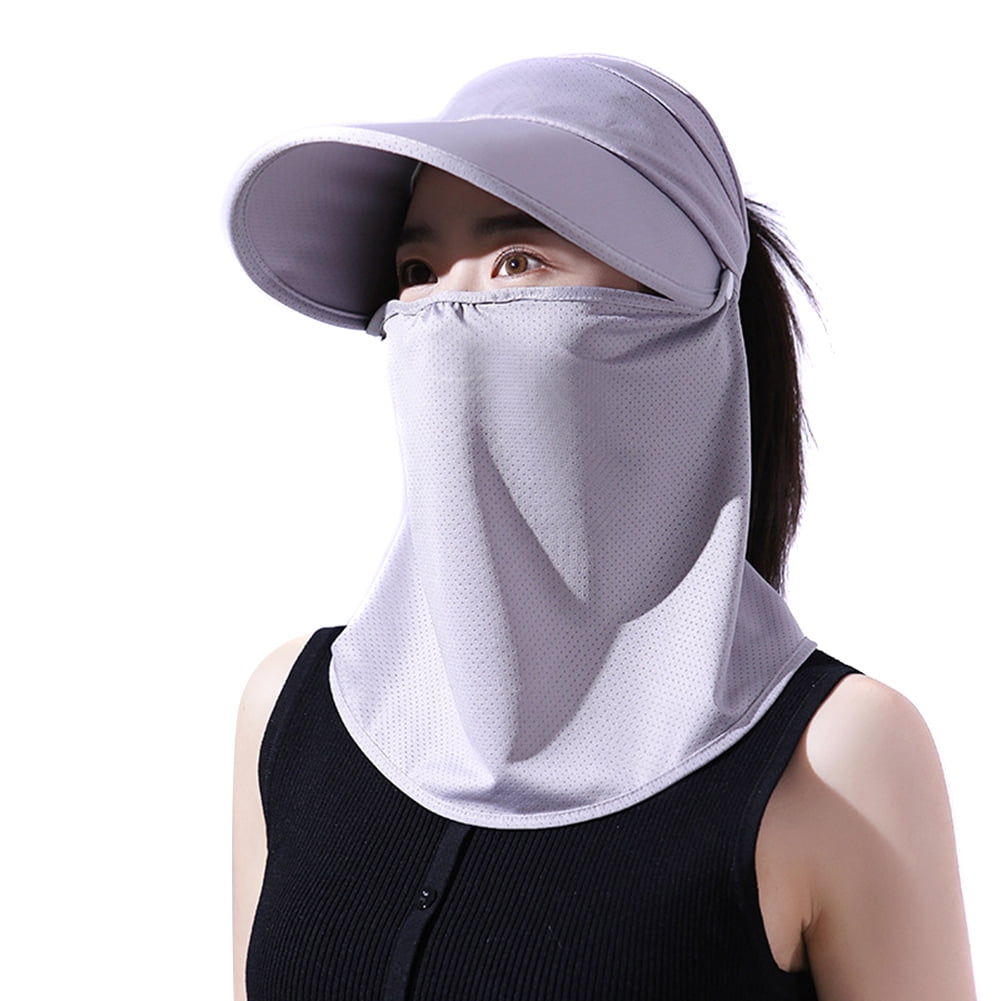 Women Sun Hat UPF 50+ Wide Brim Sunscreen Visor Summer UV Sun ...