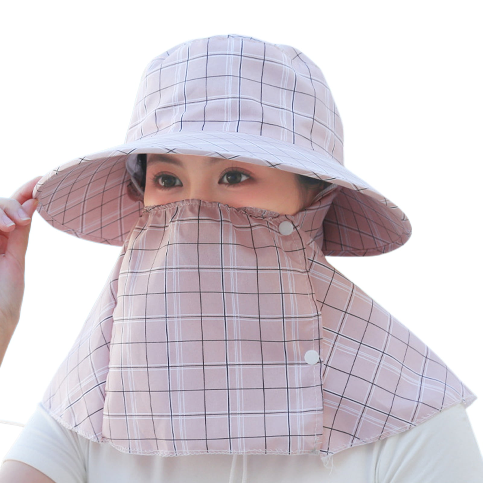 Women Sun Hat UPF 50+ Wide Brim Sunscreen Visor Sun Protection Cap with ...