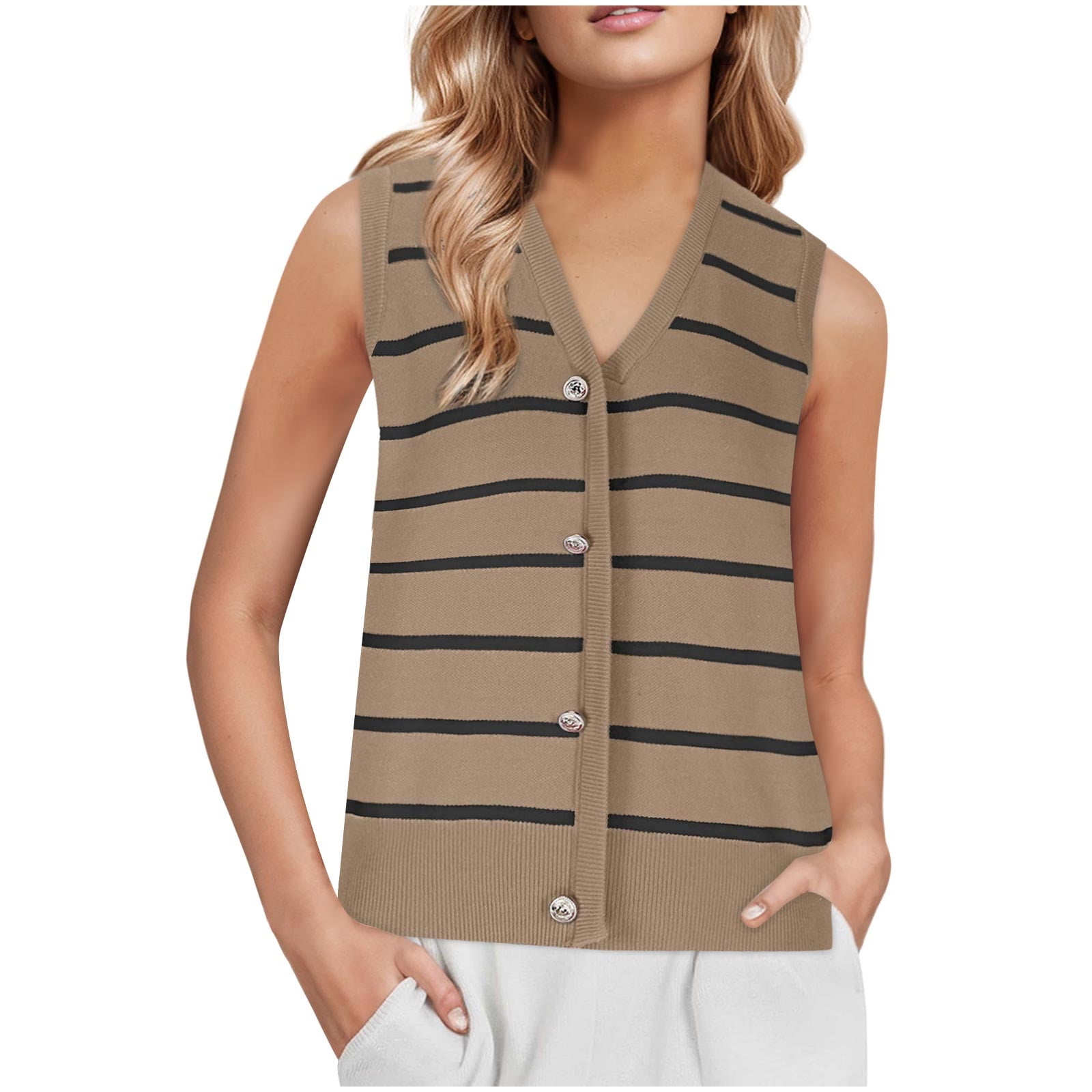 Women Sweaters for Fall Women's Sweater Cardigan Vests Casual Loose ...