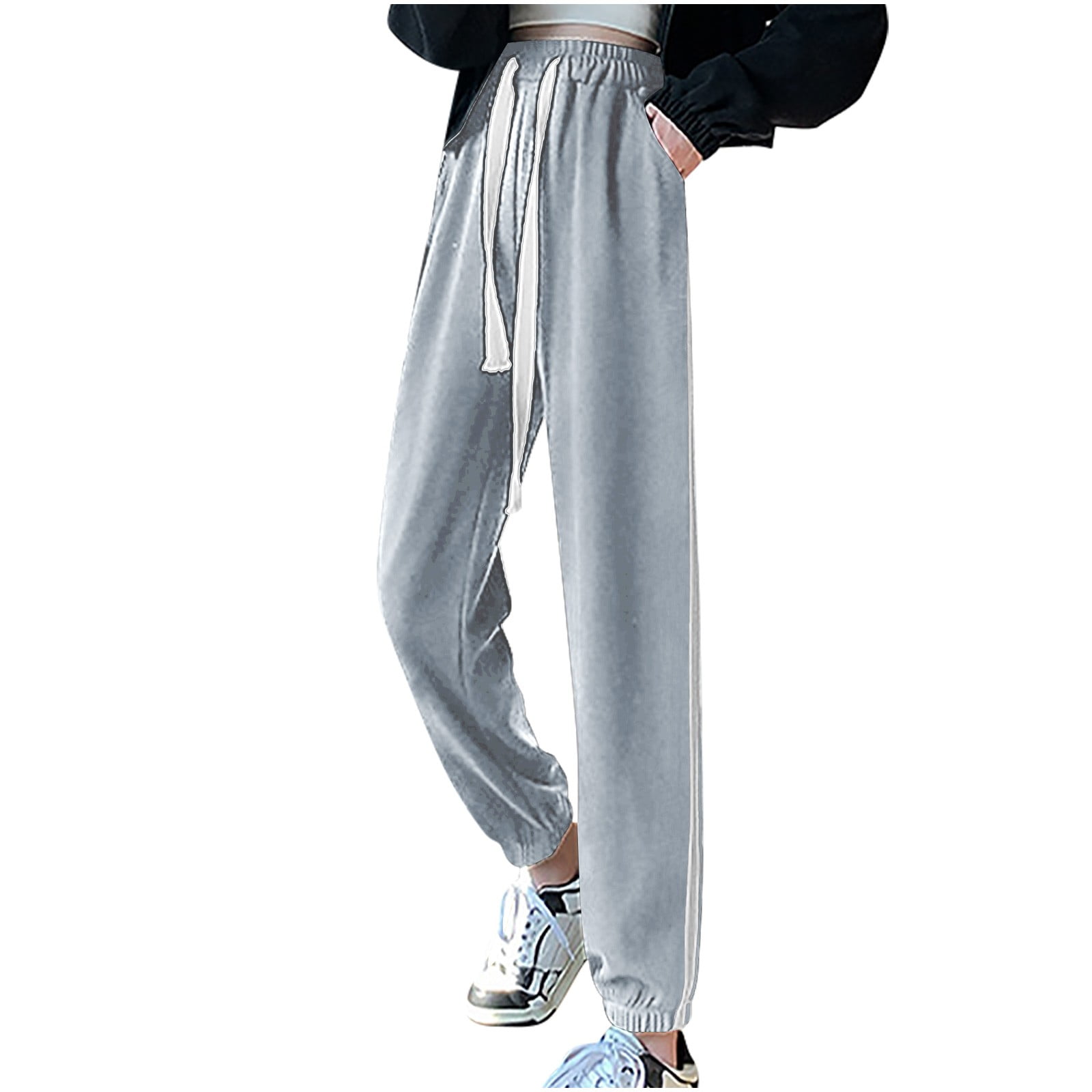 Women Sweatpants Athletic Joggers Pants Workout Gym Trousers with ...