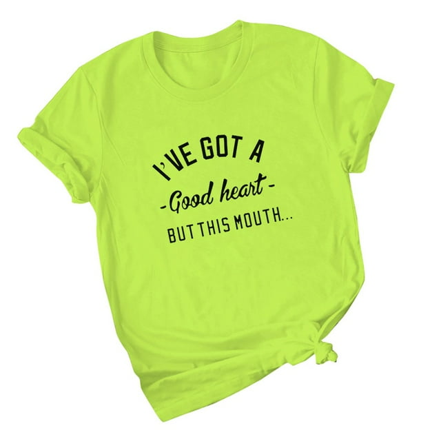 Women T Shirts Fashion O Neck Short Sleeve Letter Print Plus Size