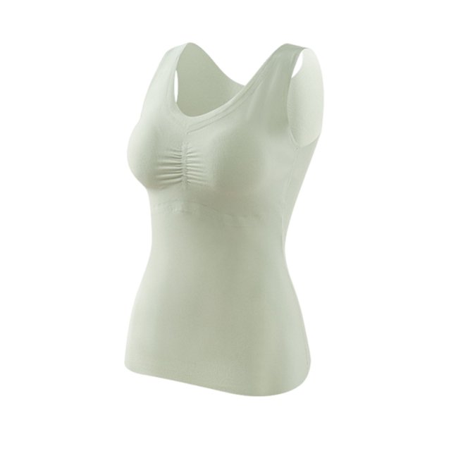 Women Thermal Tank Tops Sleeveless Warm Fleece Lined Cami Underwear ...