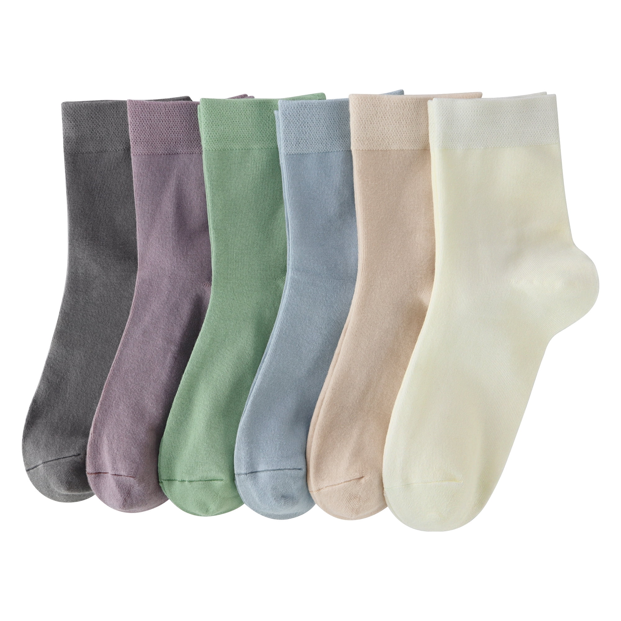 Women Thin Socks Bamboo Ankle Silky Quarter Anti Odor Casual Summer ...