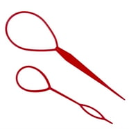 3pcs Hair Extension Loop Needle Threader Pulling Hook Tool and Bead ...