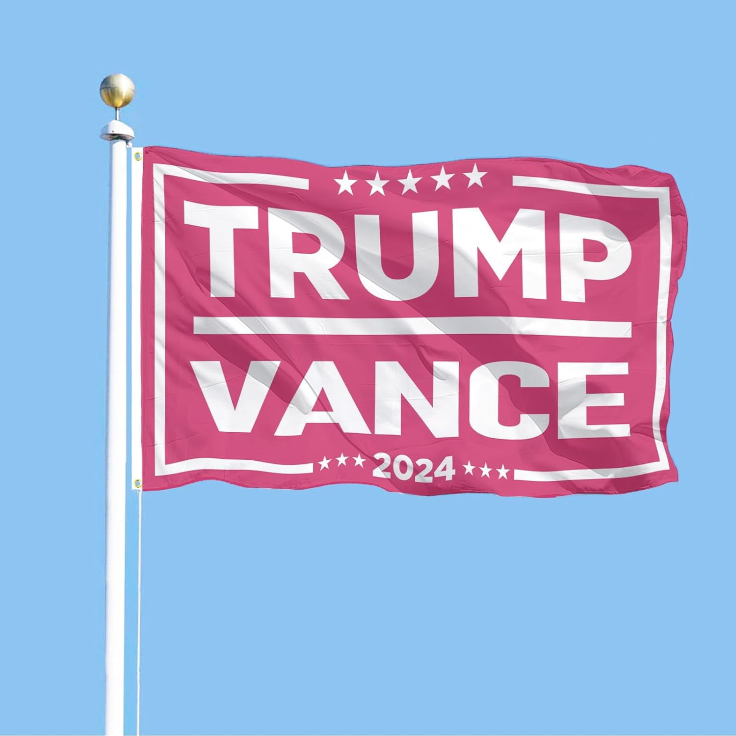 Women for Trump Vance 2024 Flag 3x5 Pink, Donald Trump 2024 President J ...
