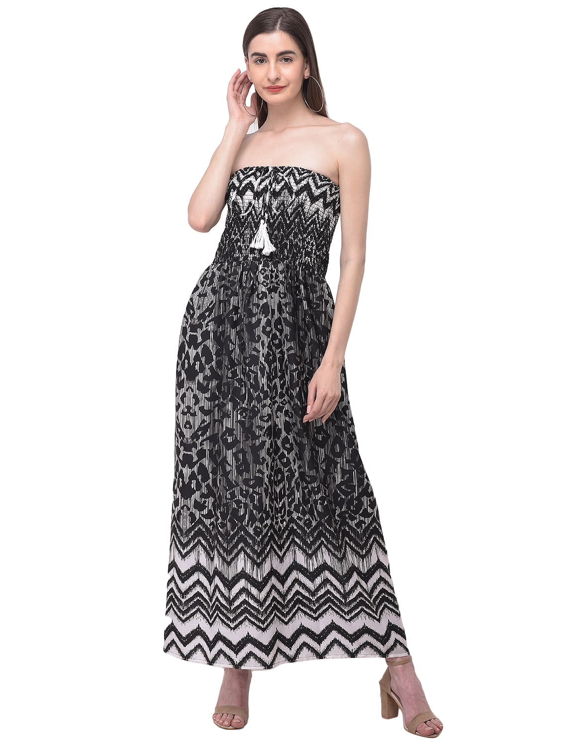 Women Tube Dress Strapless Tube Dresses Summer Tube Maxi Dress Evening ...