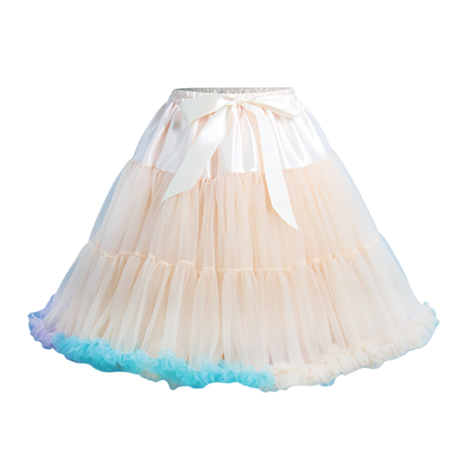 Cosplay Costume Tulle Skirts, High Low 50s Vintage Colorful Tutu ...