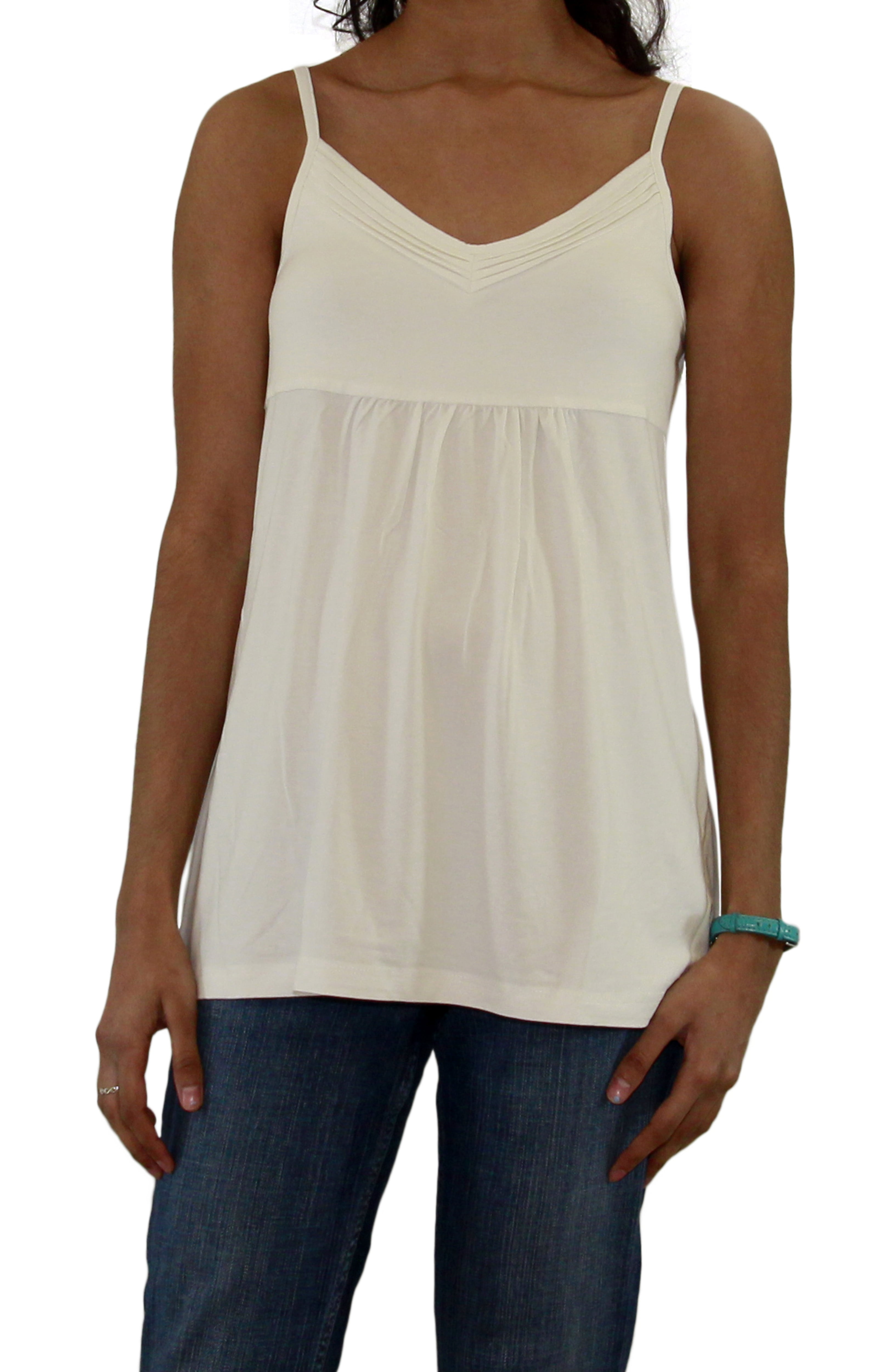 Women Vicose Spandex Spaghetti Strap Cami Tunic Knit Top - Walmart.com