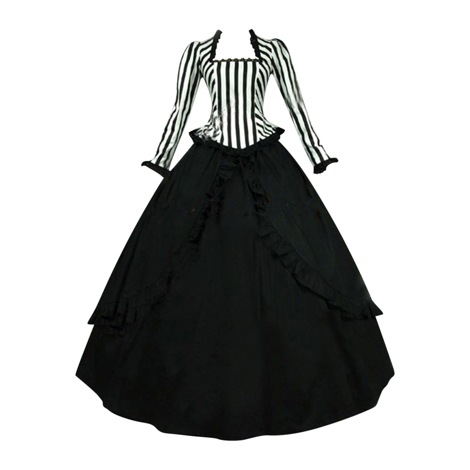 Women Victorian Rococo Dress Gothic Ball Gown Costumes Halloween ...