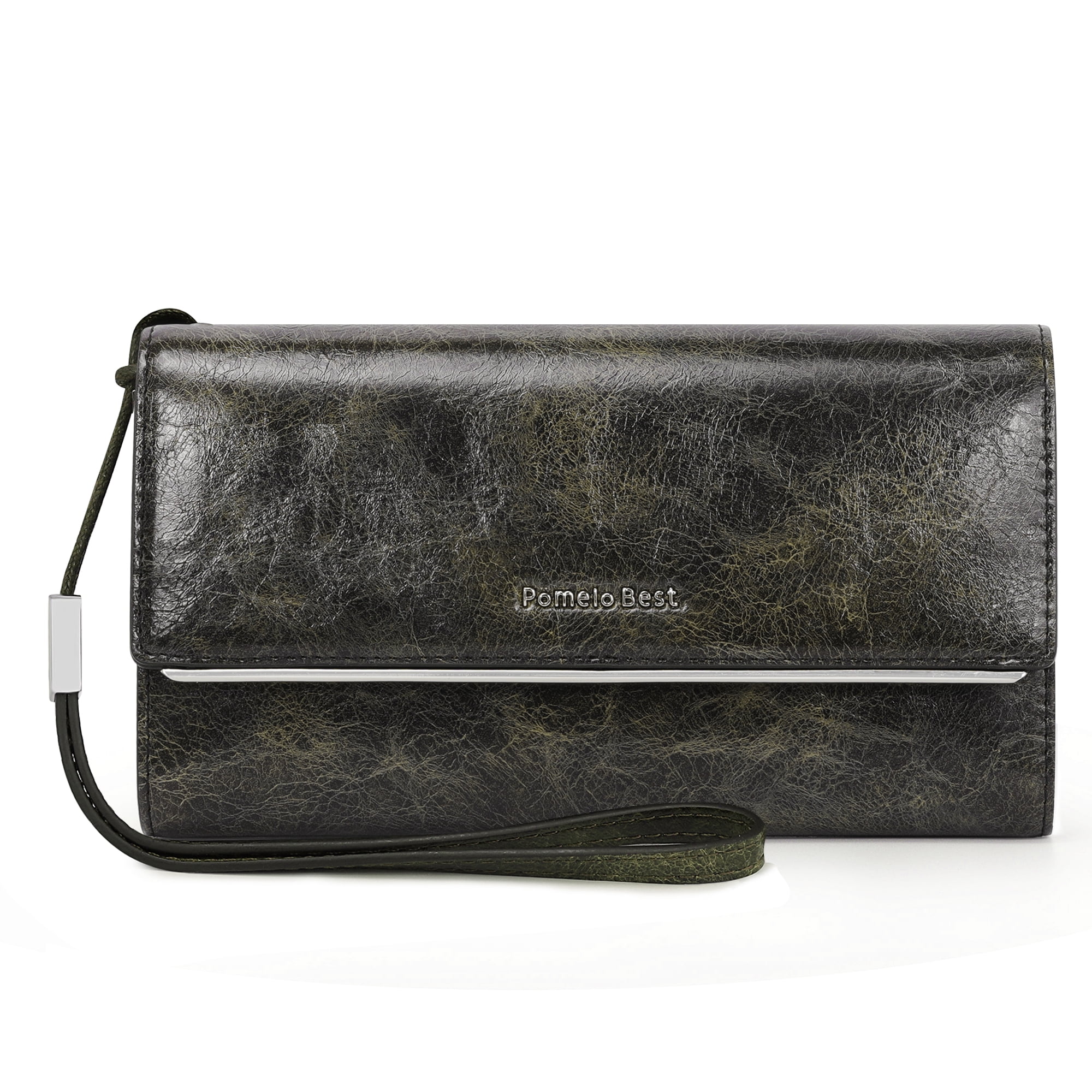 Women Wallet with RFID Blocking and Two Adjustable Snaps and Detachable ...