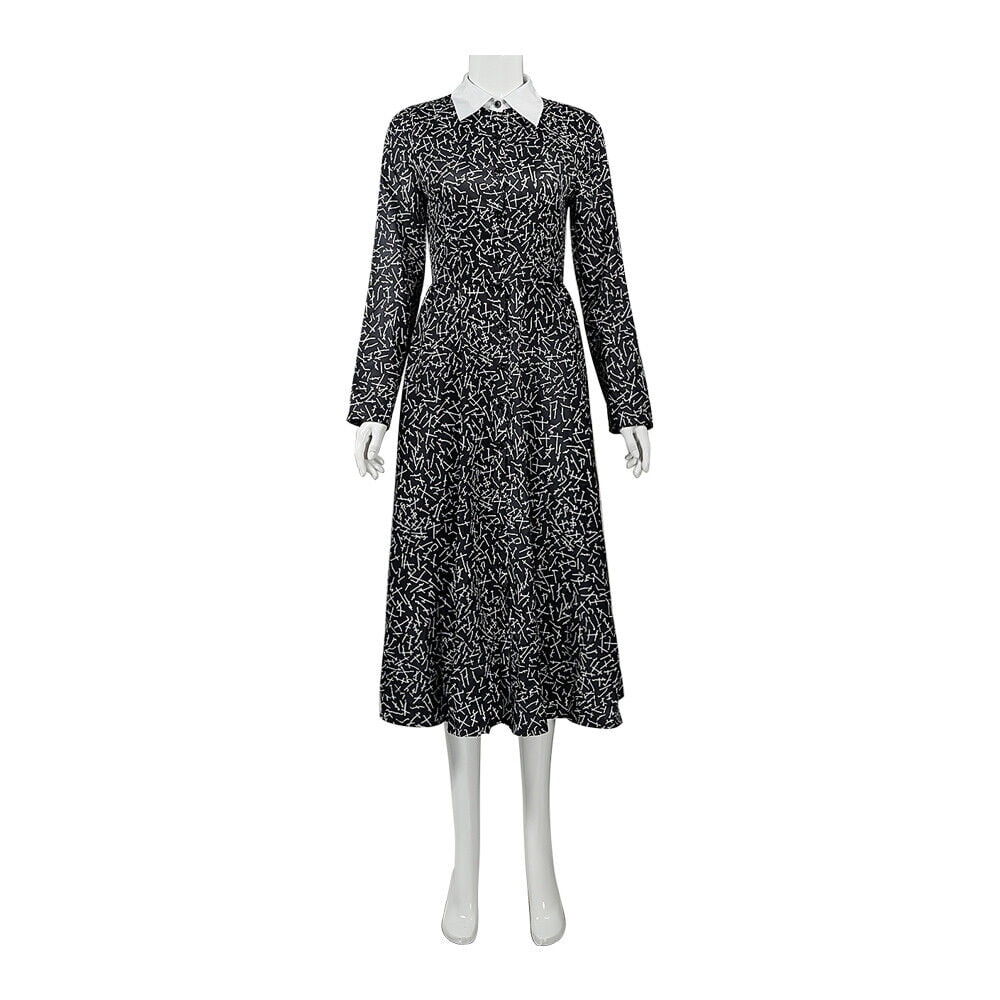 Keepreal Wednesday Addams Fancy-Dress Costume for Women with Vintage ...