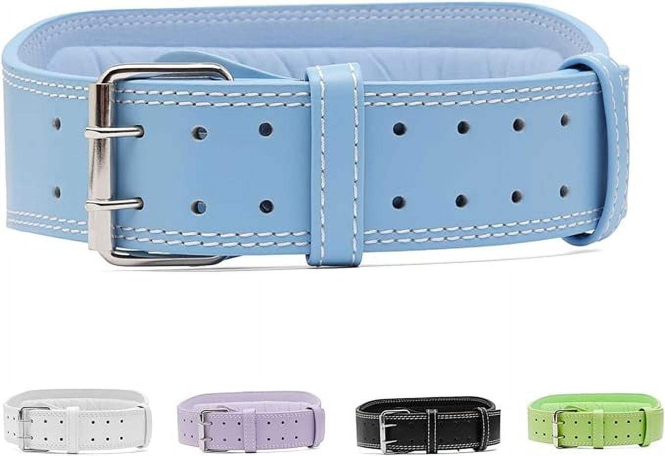 Women Weight Lifting Belt With Padding, Gym Belt 6 MM Thick and 4" Wide ...