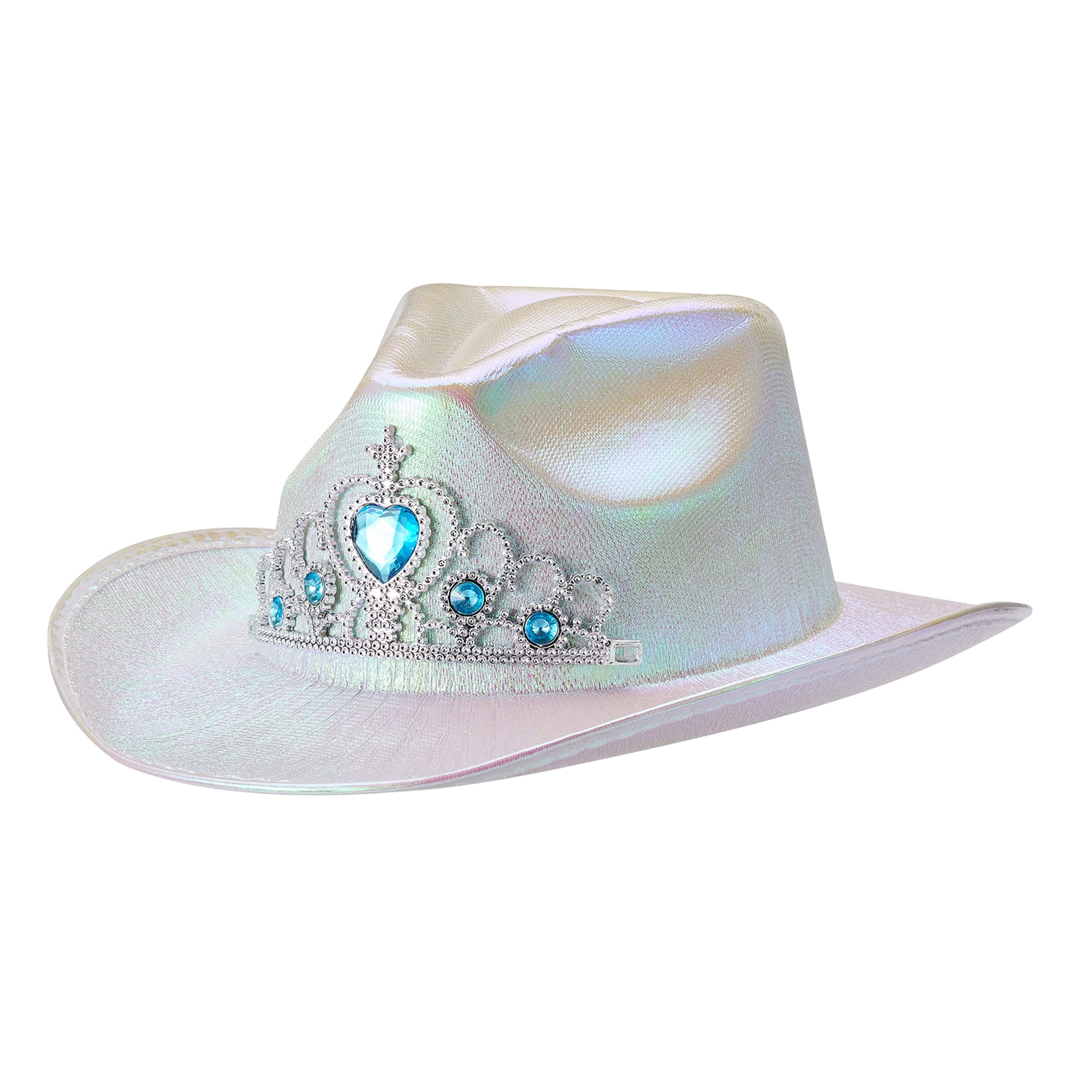 Women Western Cowboy Hat, Sequin Stars Cowgirl Hat for Party Wedding ...